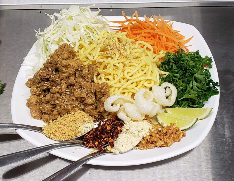 Menu - Burmese Delight | Portland Food Cart